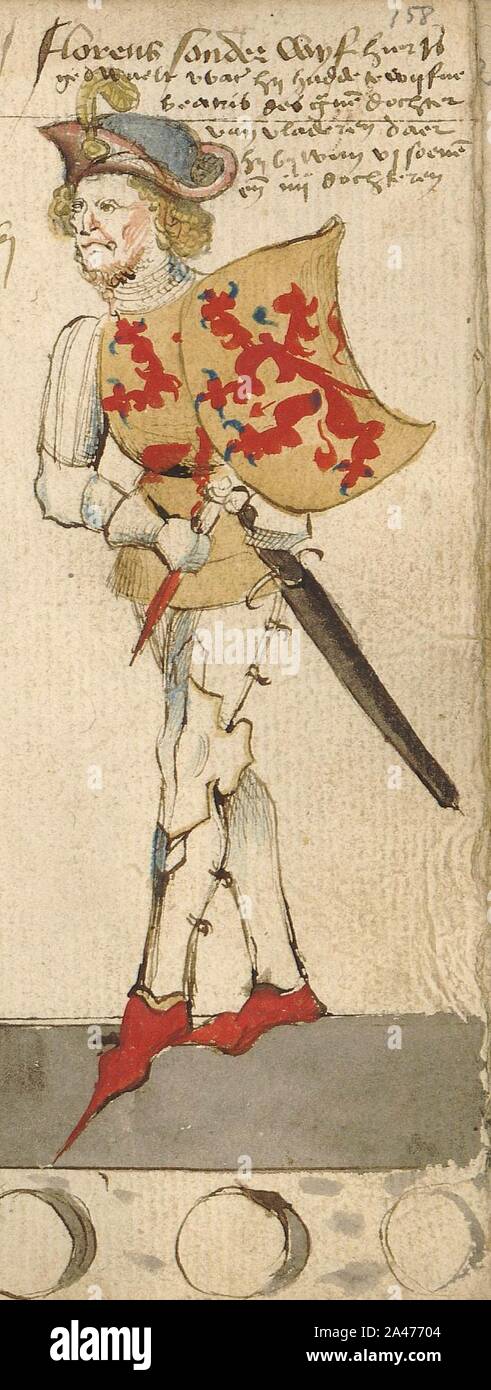 Floris V, Count of Holland, by Hendrik van Heessel Stock Photo - Alamy