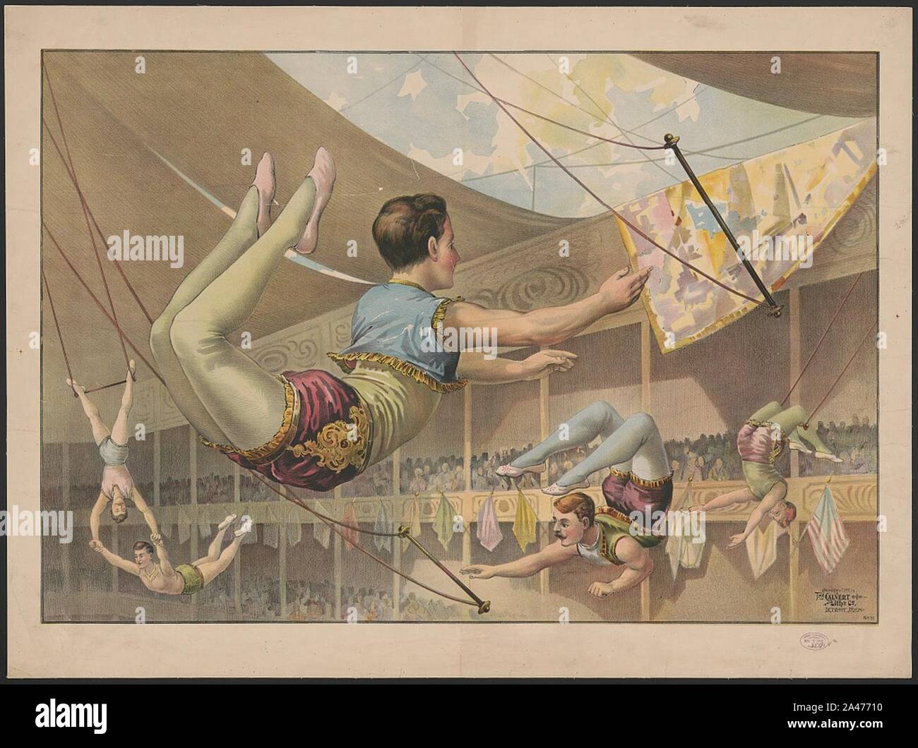 Vintage circus acrobats hi-res stock photography and images - Alamy