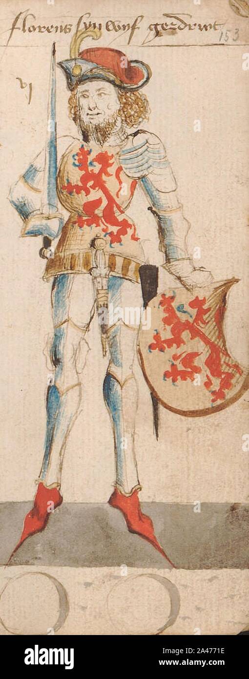 Floris I, Count of Holland, by Hendrik van Heessel Stock Photo - Alamy