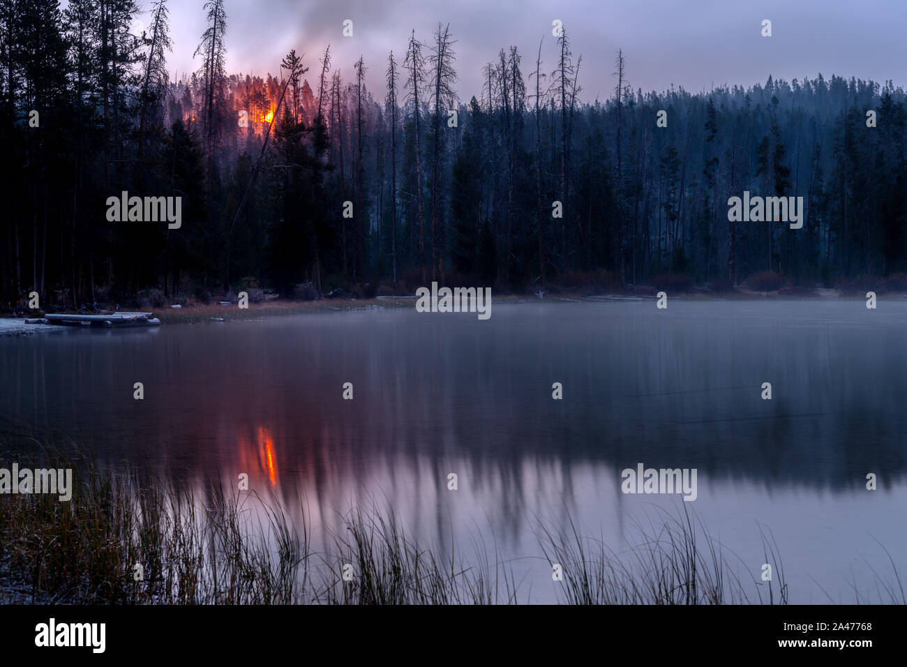 Fire reflection hi-res stock photography and images - Alamy
