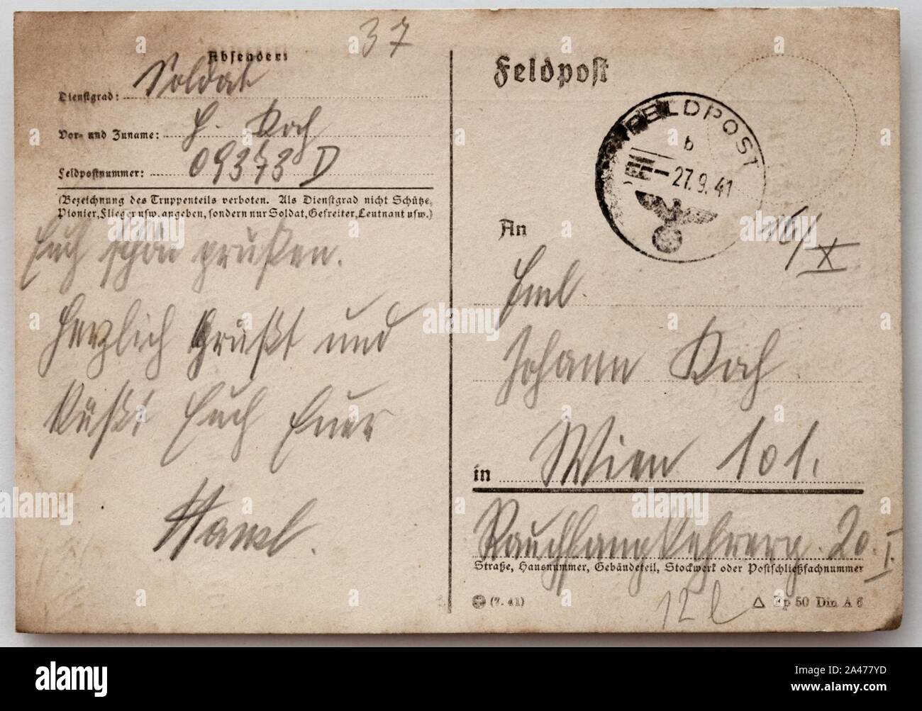 26 09 1941 hi-res stock photography and images - Alamy