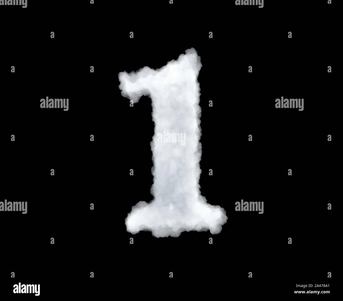 Number cloud font symbol white hi-res stock photography and images - Alamy