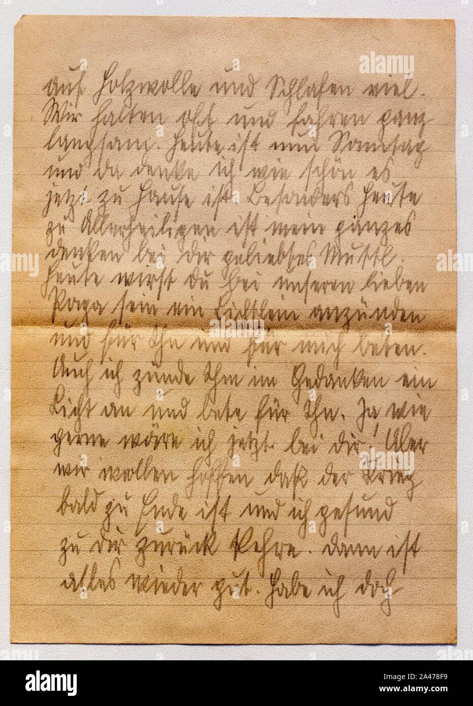 Feldpost von Hans 1942-11-01 3 Stock Photo - Alamy