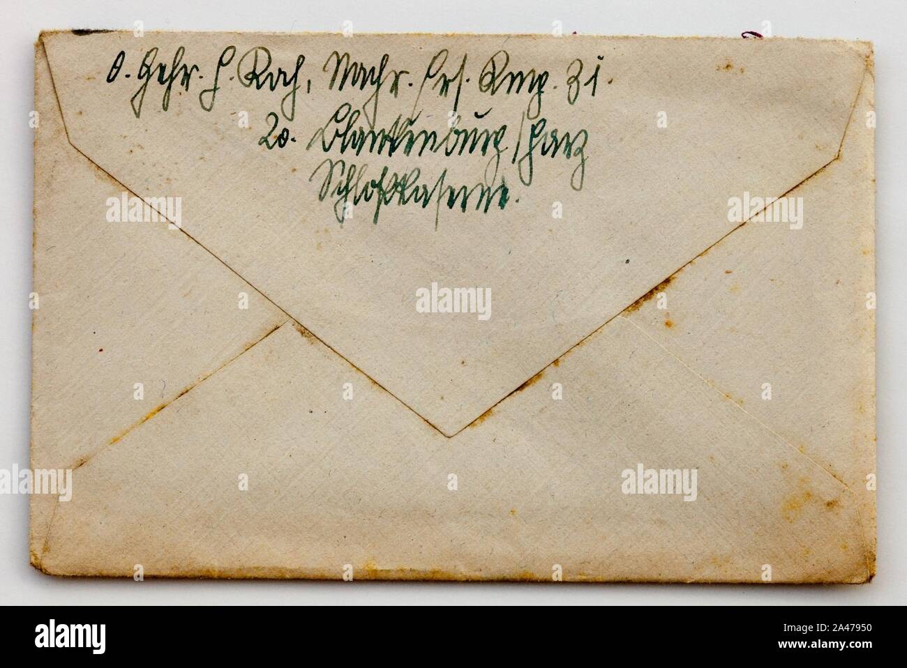 Feldpost von Hans 1944-03-30 2 Stock Photo - Alamy
