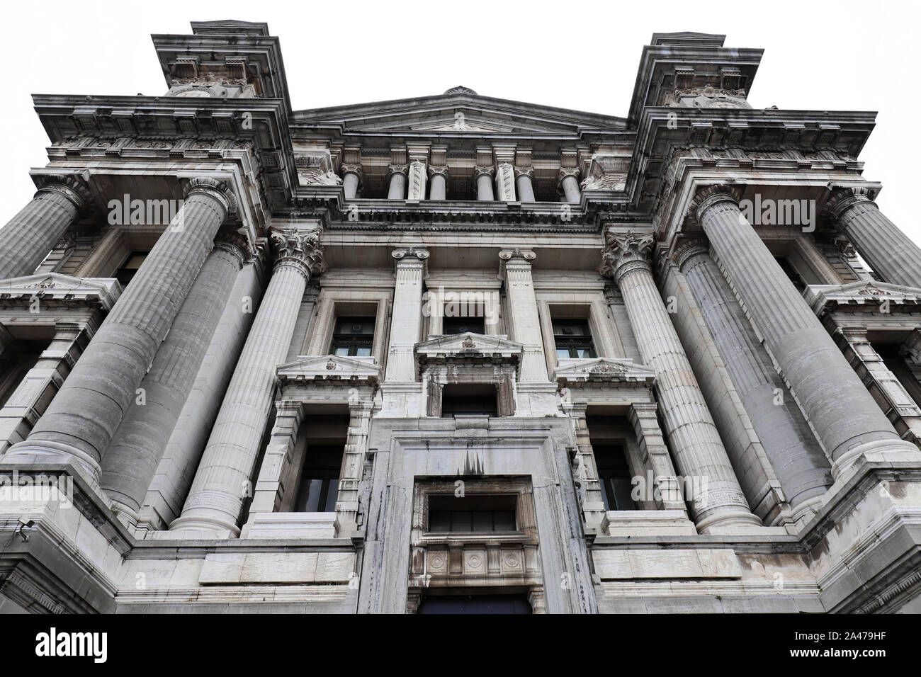 The Palace of Justice or Law Courts of Brussels is the most important court building in Belgium ...