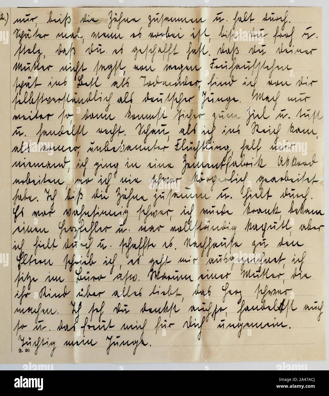 Feldpost von Hans 1938-05-18 Familie 2 Stock Photo - Alamy