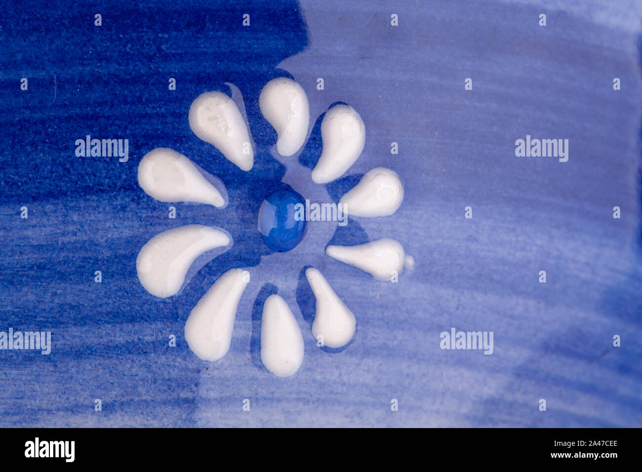 Blue pottery pattern hi-res stock photography and images - Alamy