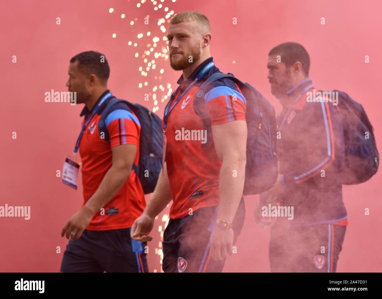 Betfred Super League, St Helens v Salford @OldTrafford Stock Photo - Alamy