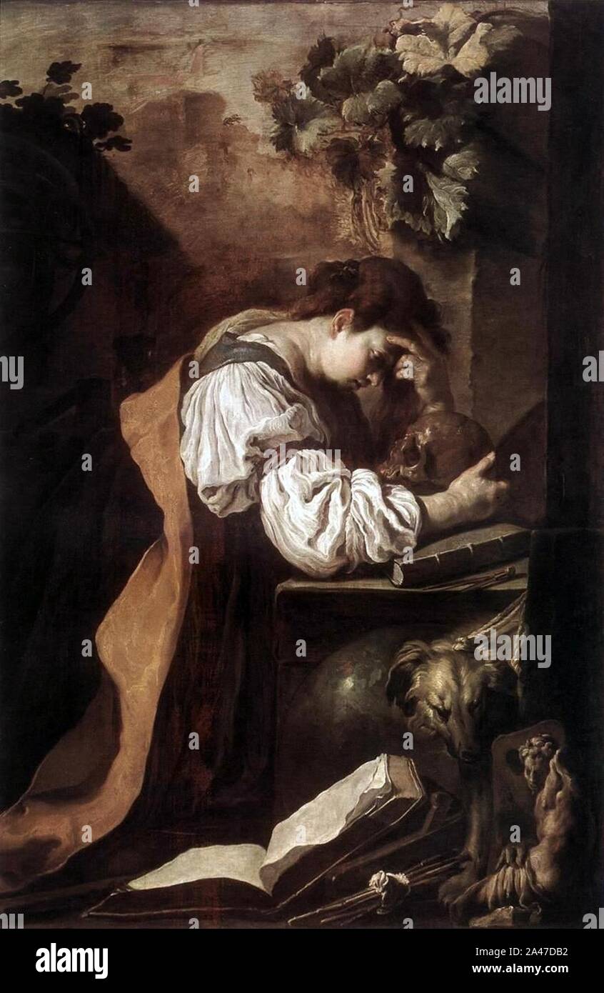 Domenico Feti - Melancholy (Version 2 Stock Photo - Alamy