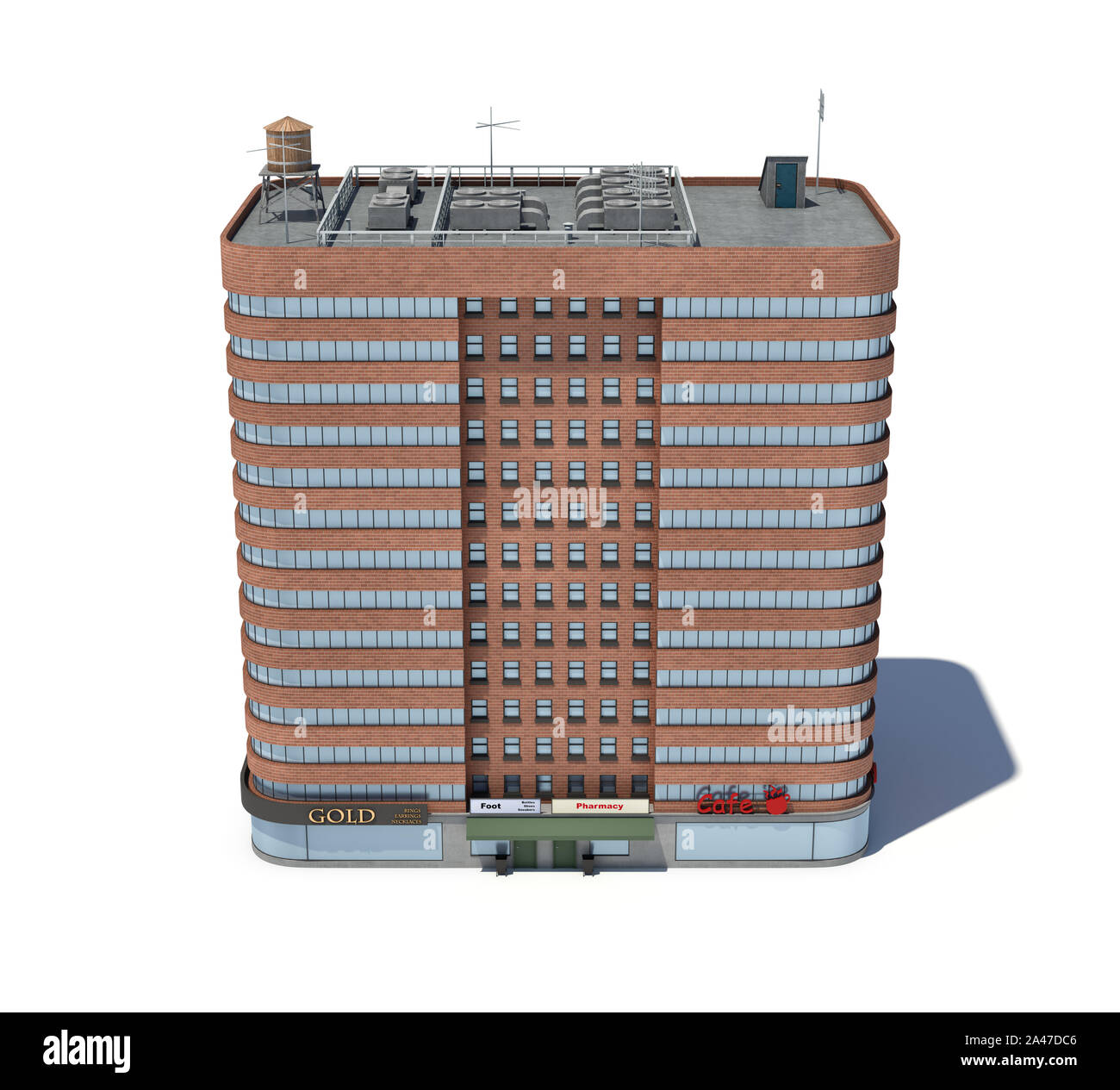 Construction high rise apartment block Cut Out Stock Images & Pictures ...