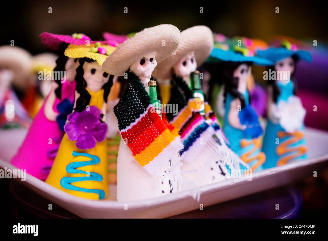 Mexican sugar skull and catrina candy, calaveras, traditionally used ...