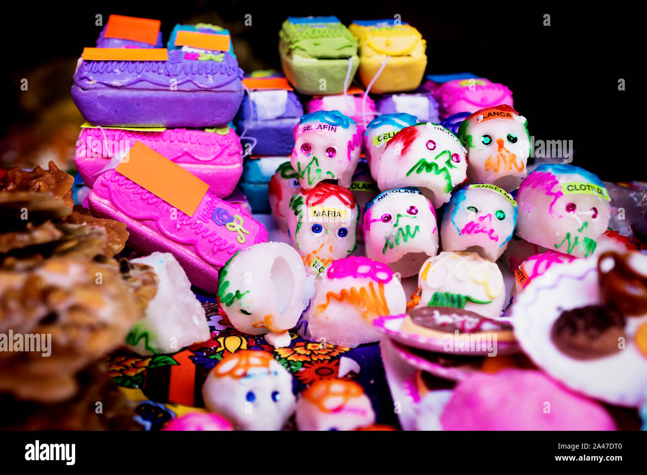 Colorful candy mexican market hi-res stock photography and images - Alamy