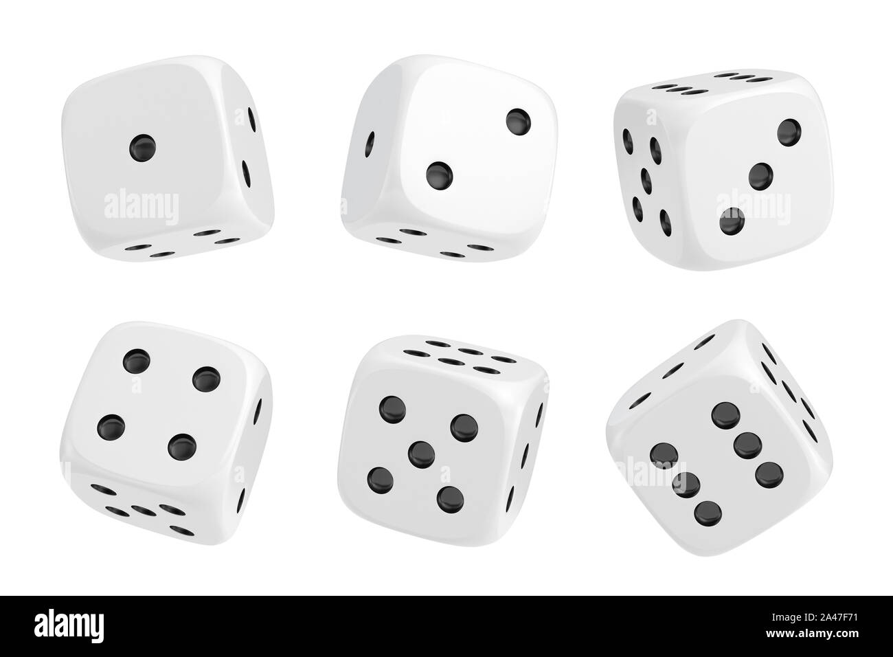 3d rendering black white cube Cut Out Stock Images & Pictures - Alamy