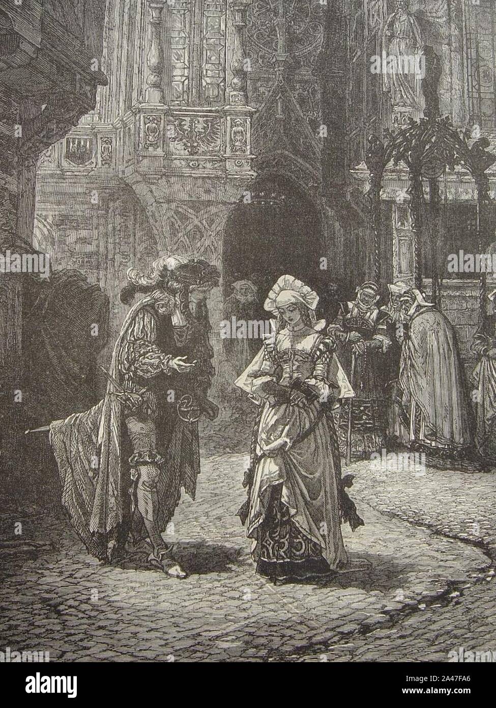 Faust et Marguerite Stock Photo - Alamy