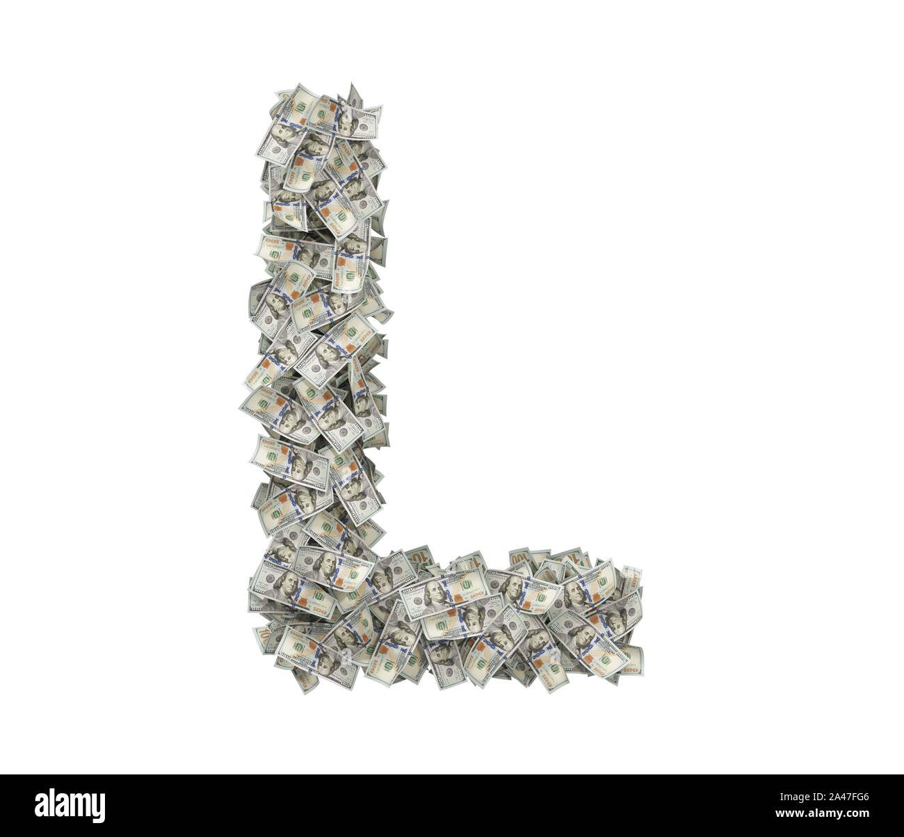 100 dollar bills crumpled hi-res stock photography and images - Alamy