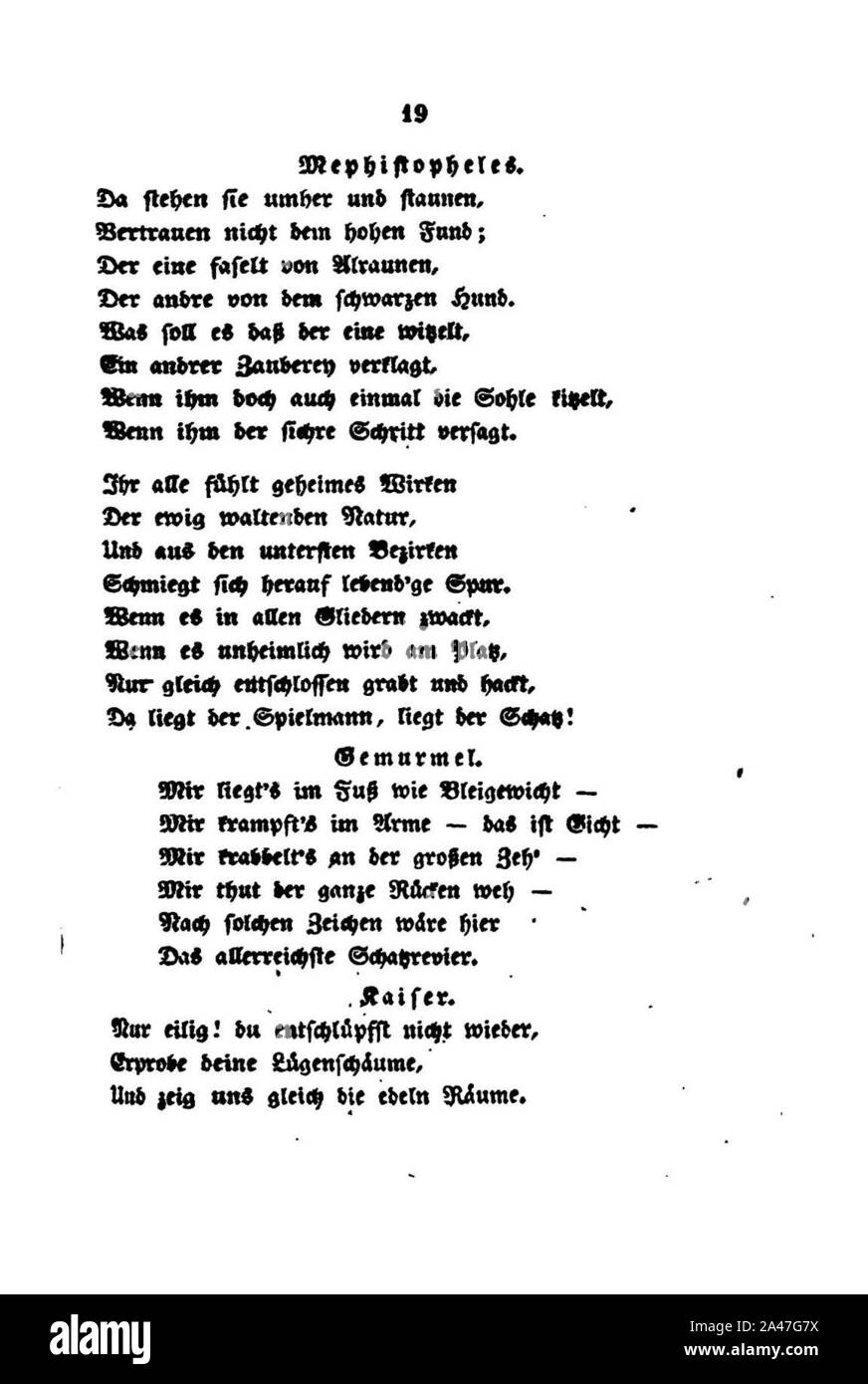 Faust II (Goethe) 019 Stock Photo - Alamy