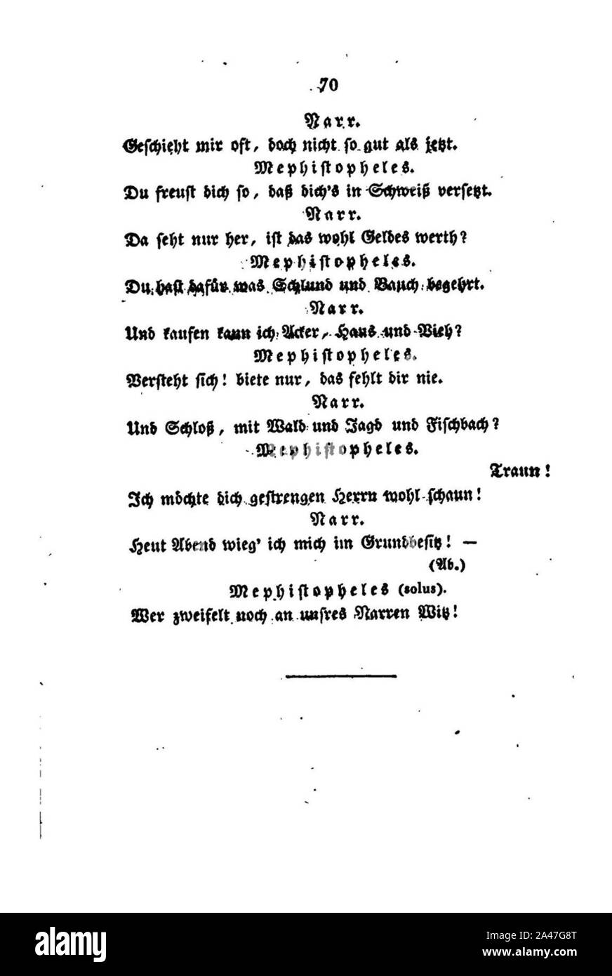 Faust II (Goethe) 070 Stock Photo - Alamy