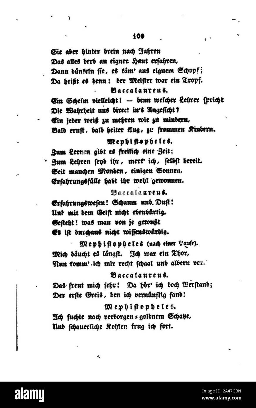 Faust II (Goethe) 100 Stock Photo - Alamy