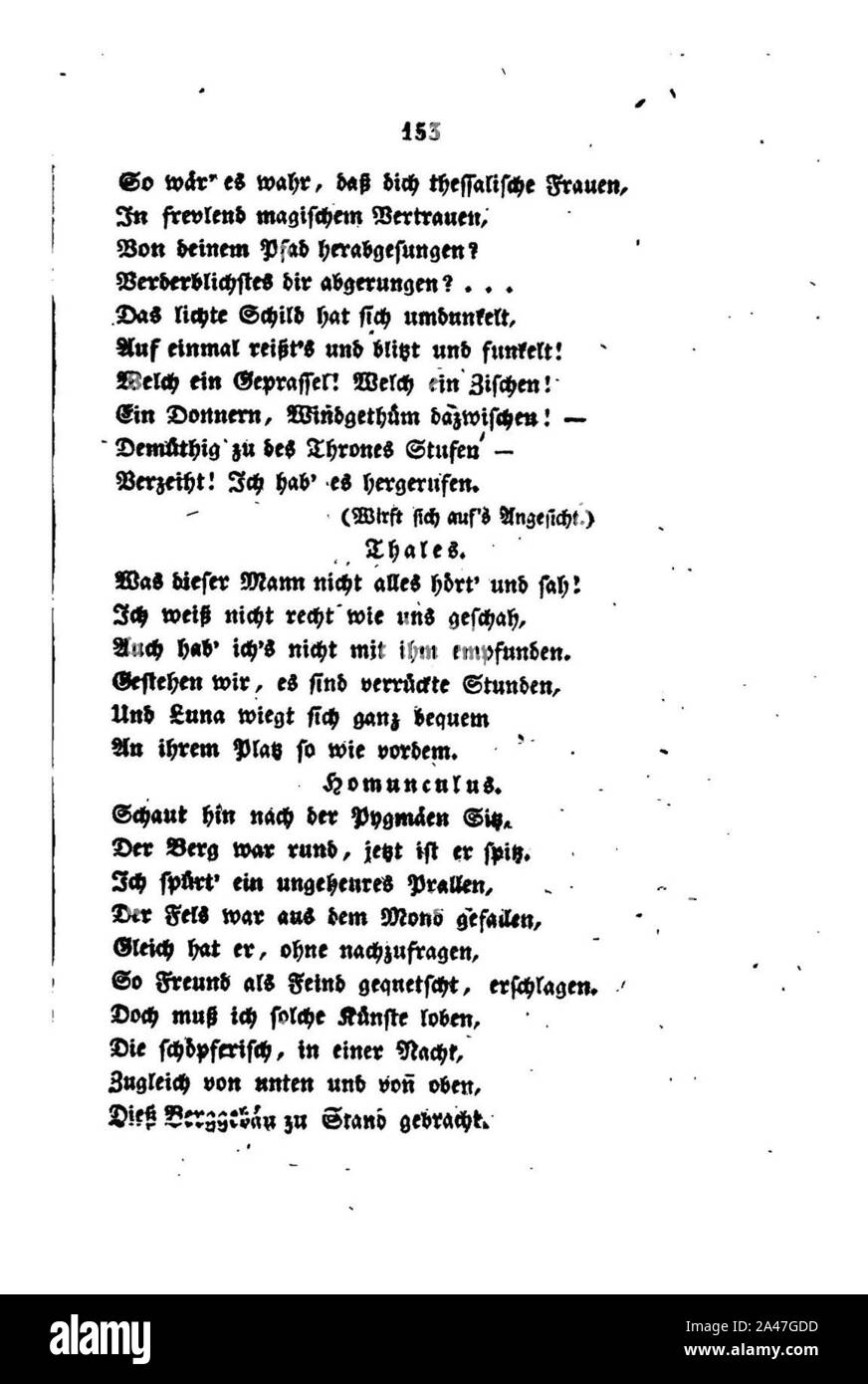 Faust II (Goethe) 153 Stock Photo - Alamy