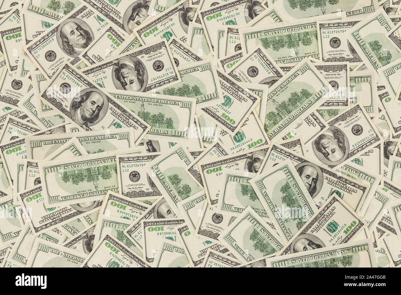 Us 100 dollar bill both sides hi-res stock photography and images - Alamy