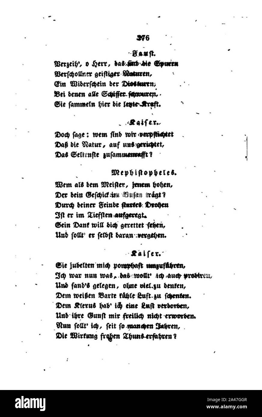 Faust II (Goethe) 276 Stock Photo - Alamy