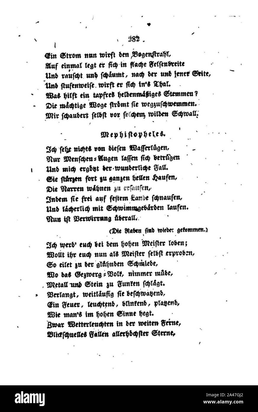 Faust II (Goethe) 282 Stock Photo - Alamy