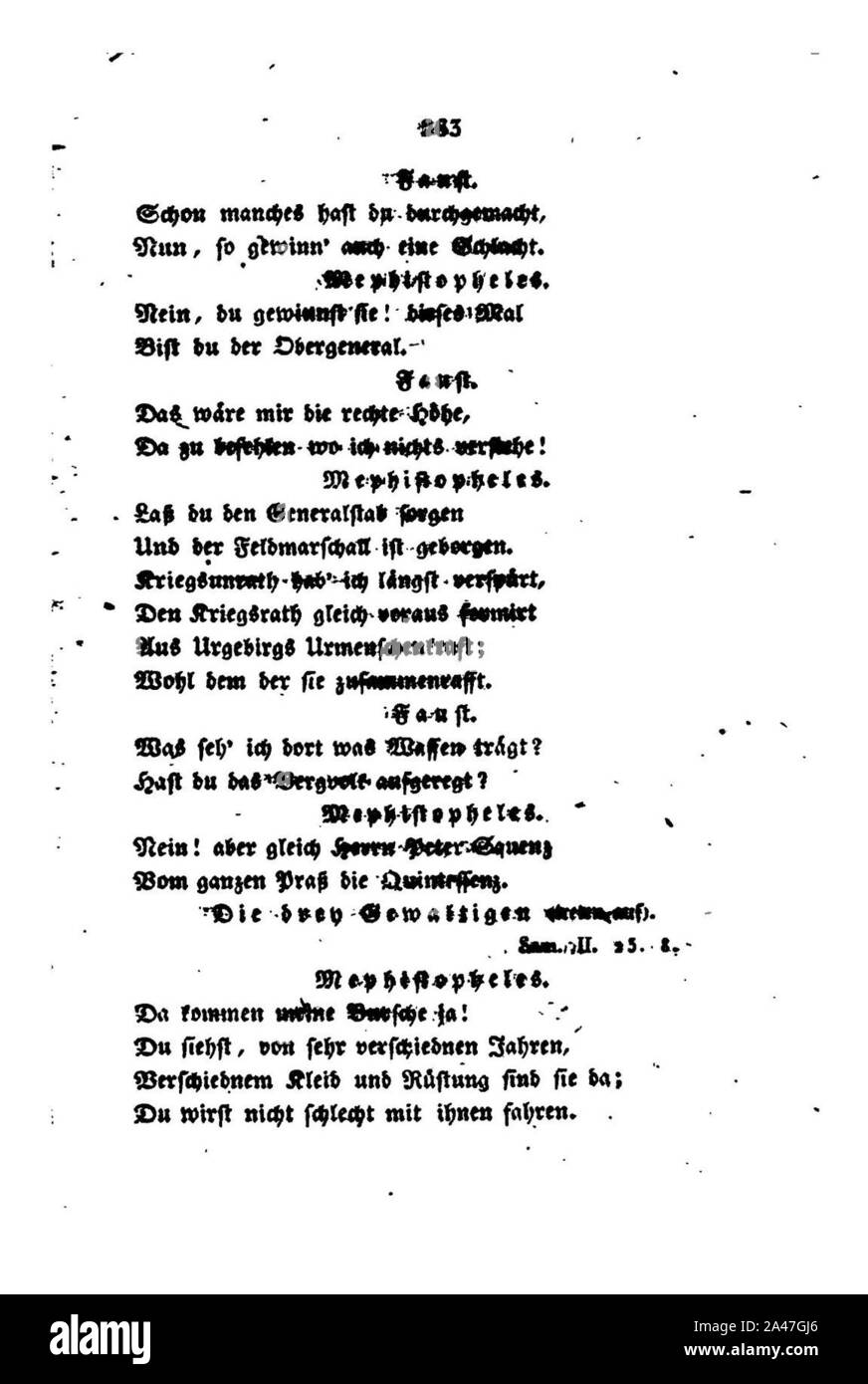 Faust II (Goethe) 263 Stock Photo - Alamy