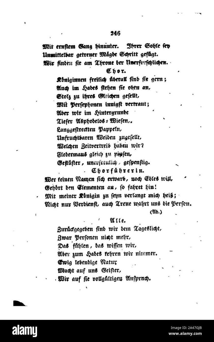 Faust II (Goethe) 246 Stock Photo - Alamy