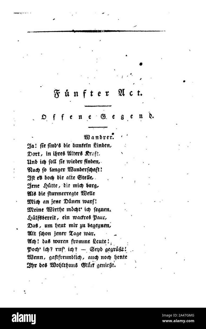 Faust II (Goethe) 297 Stock Photo - Alamy