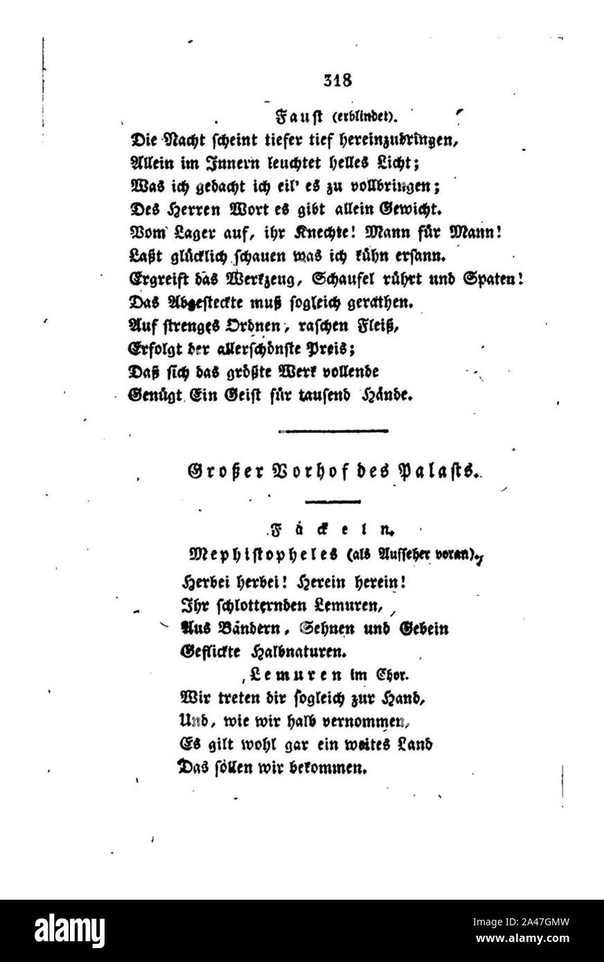 Faust II (Goethe) 318 Stock Photo - Alamy