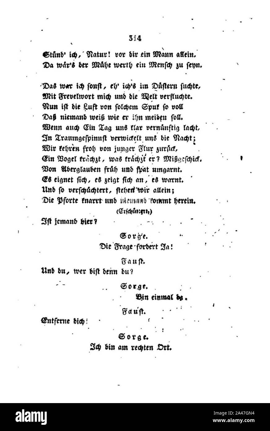 Faust II (Goethe) 314 Stock Photo - Alamy