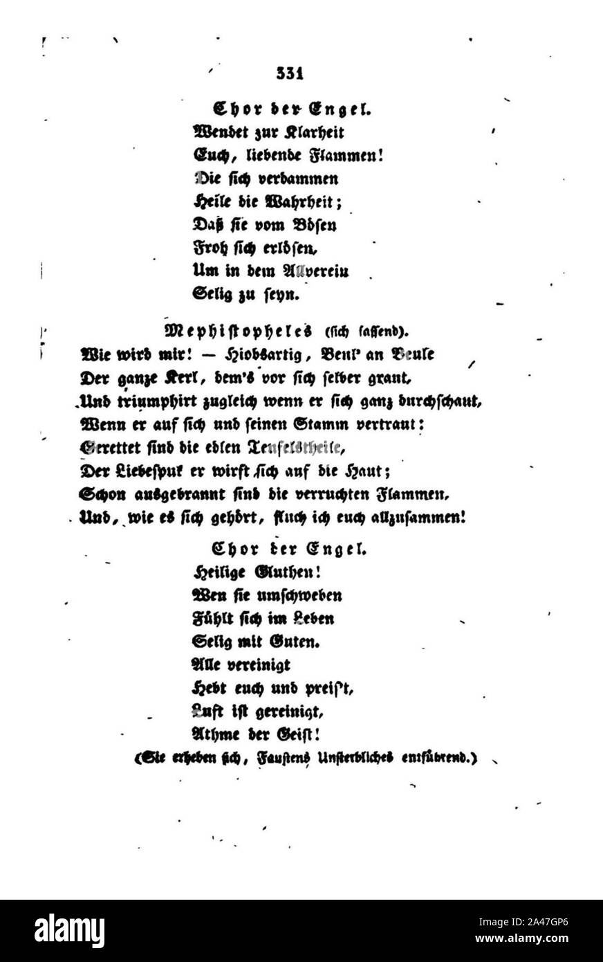 Faust II (Goethe) 331 Stock Photo - Alamy