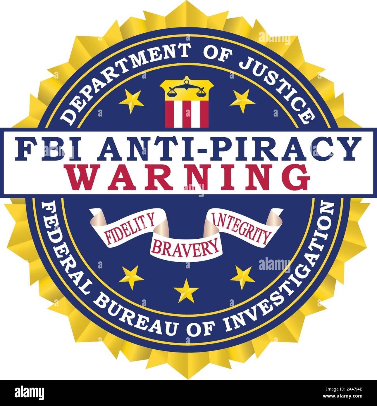 FBI anti piracy Stock Photo - Alamy
