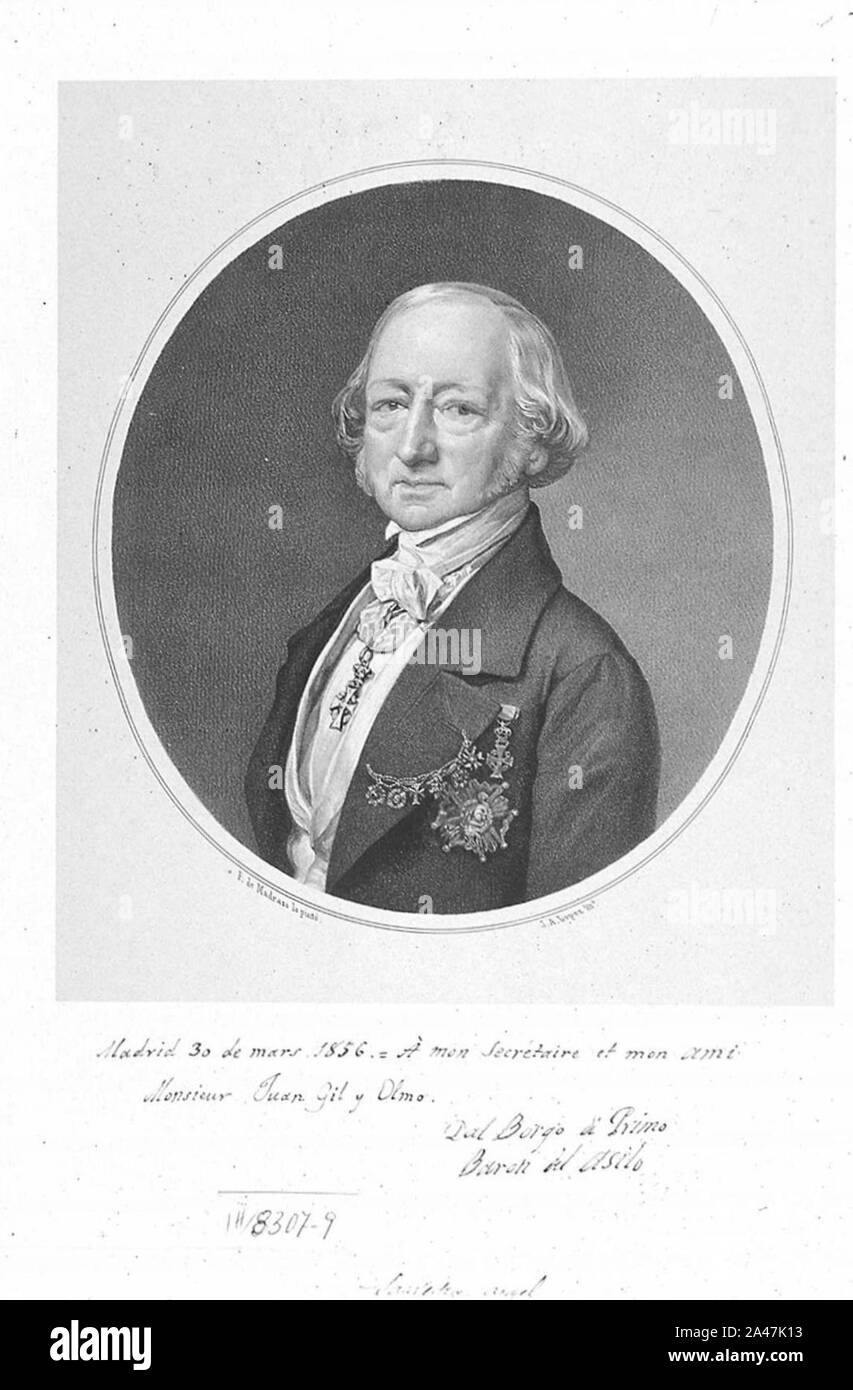 Federico de Madrazo - Retrato de Ángel de Saavedra, duque de Rivas ...