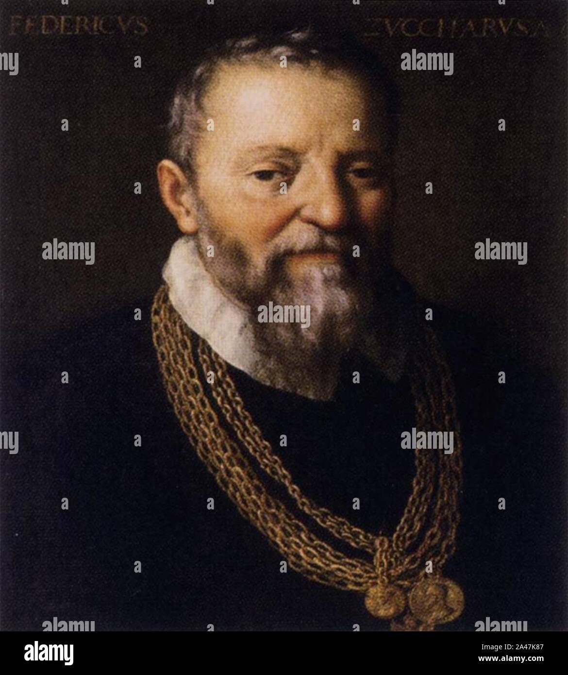 Federico Zuccaro - Self-Portrait Stock Photo - Alamy