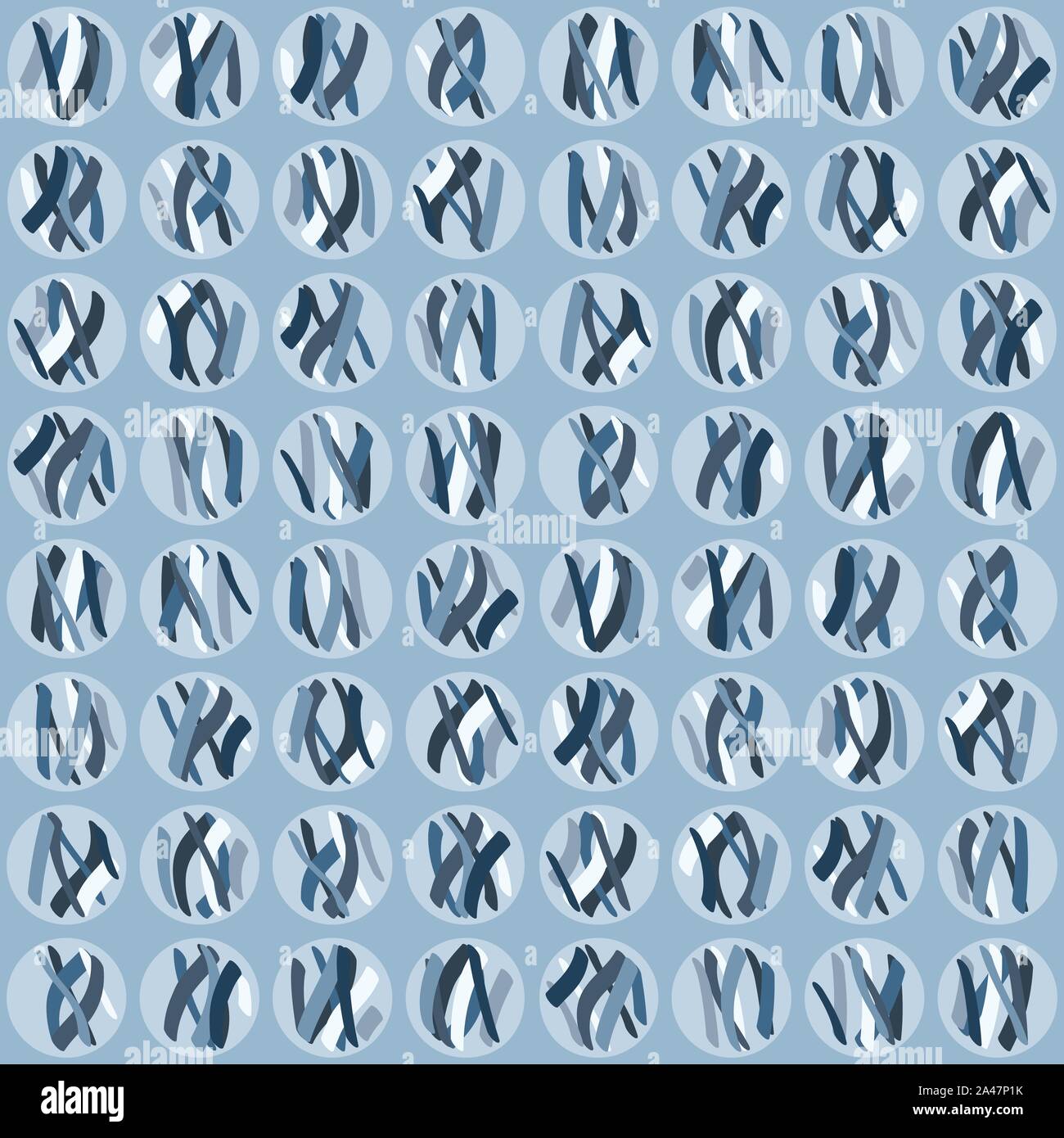 Abstract hand-drawn repeating shapes. Vector seamless pattern design ...