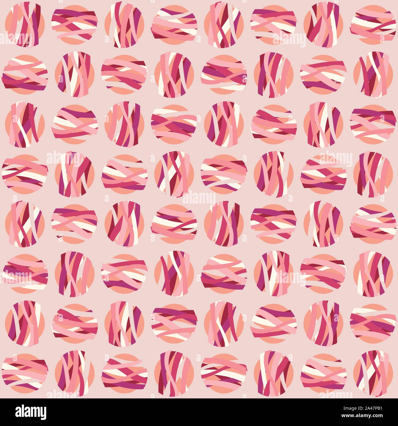 Abstract hand-drawn repeating shapes. Vector seamless pattern design ...