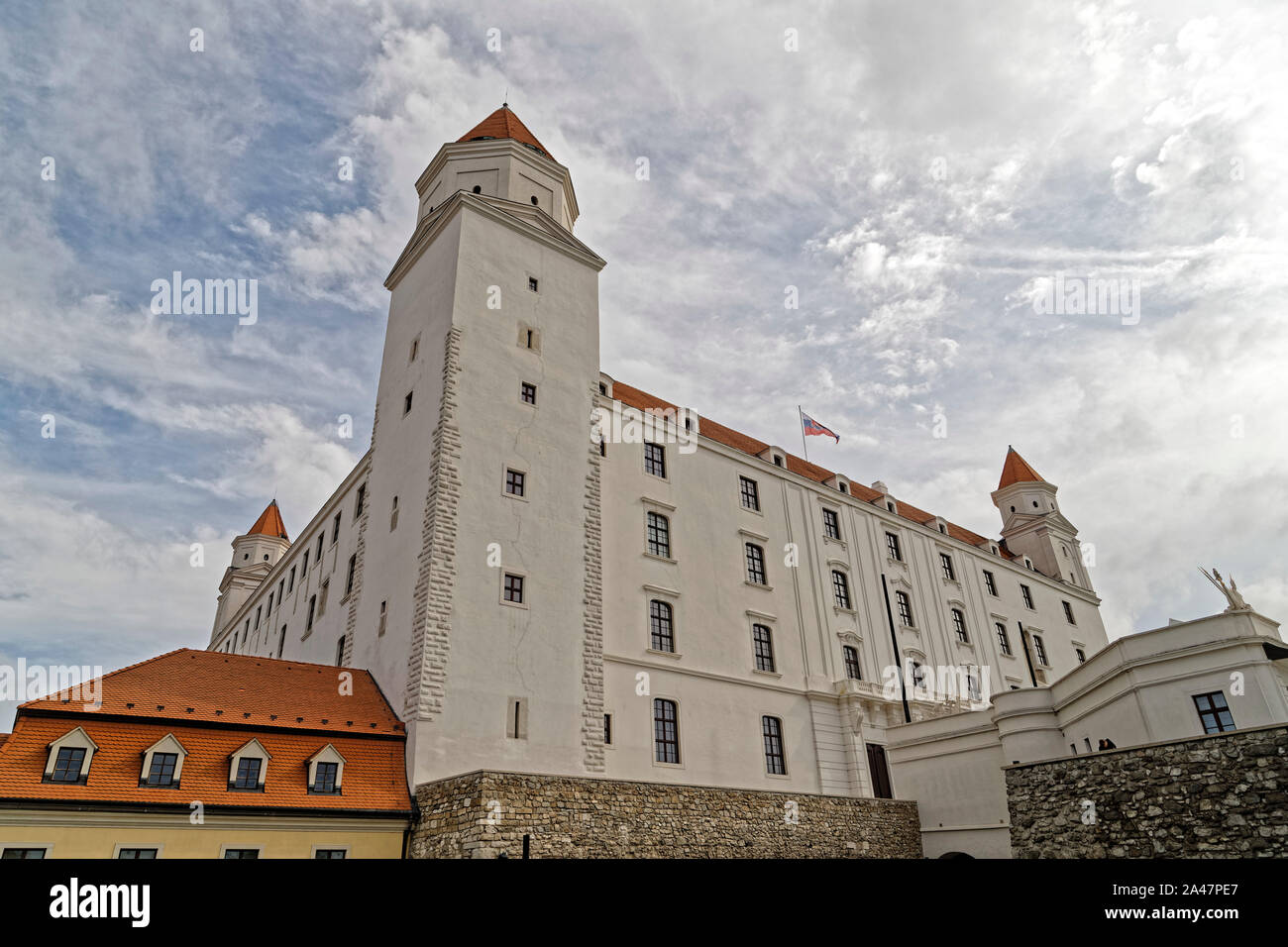 Bratislava, Slovakia. 14th August, 2019. Bratislava Castle was built in ...