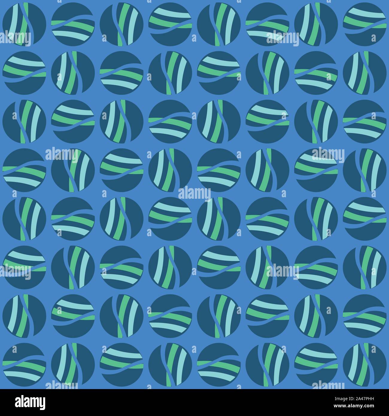 Abstract hand-drawn repeating shapes. Vector seamless pattern design ...