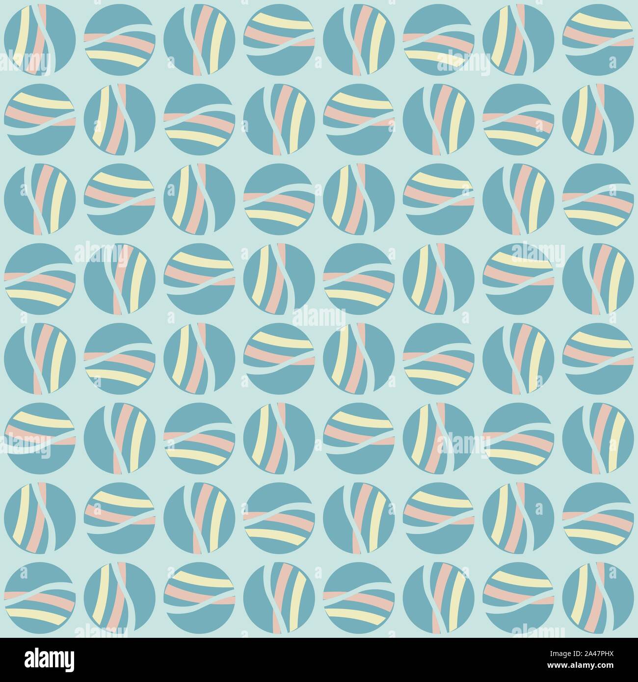 Abstract hand-drawn repeating shapes. Vector seamless pattern design ...