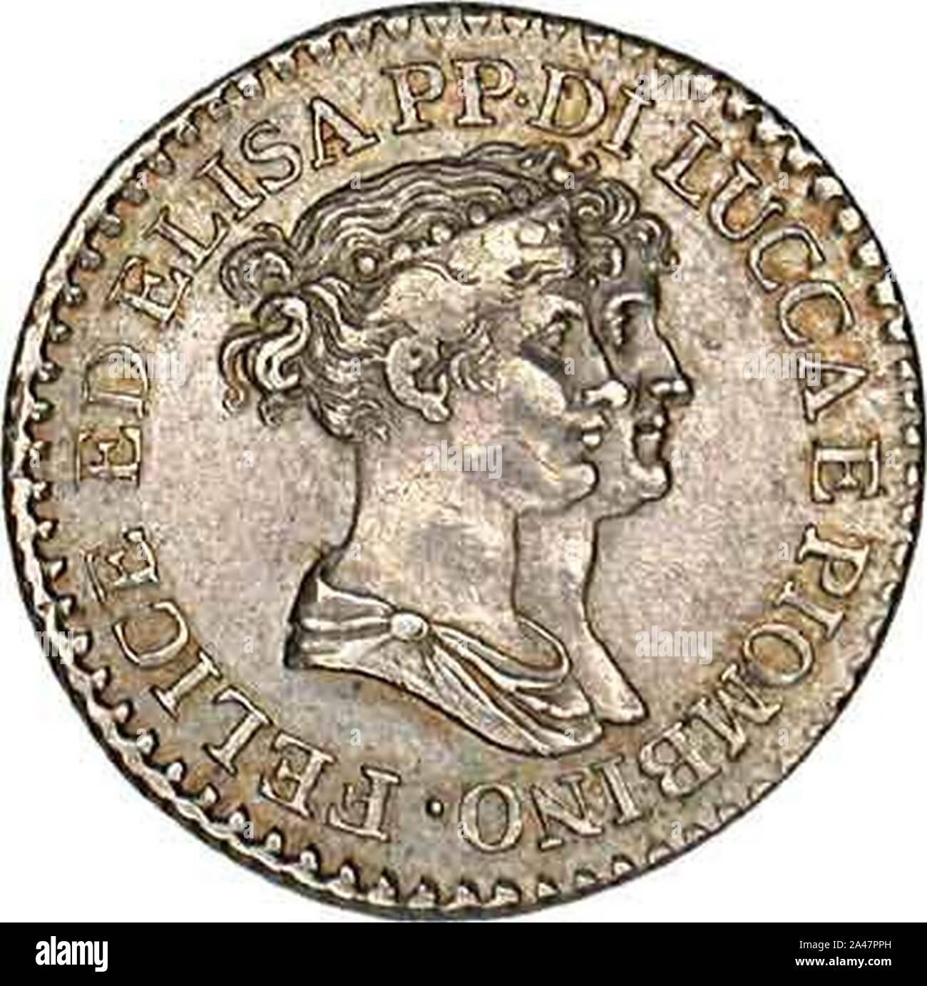 Felix Bacciocchi and Elisa Bonaparte Stock Photo - Alamy