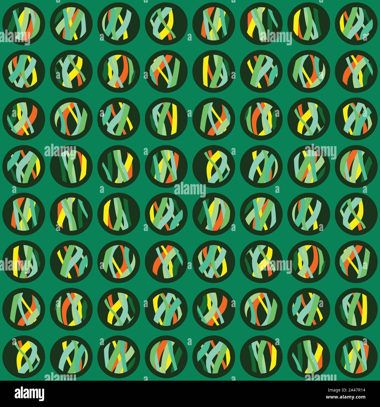 Abstract hand-drawn repeating shapes. Vector seamless pattern design ...