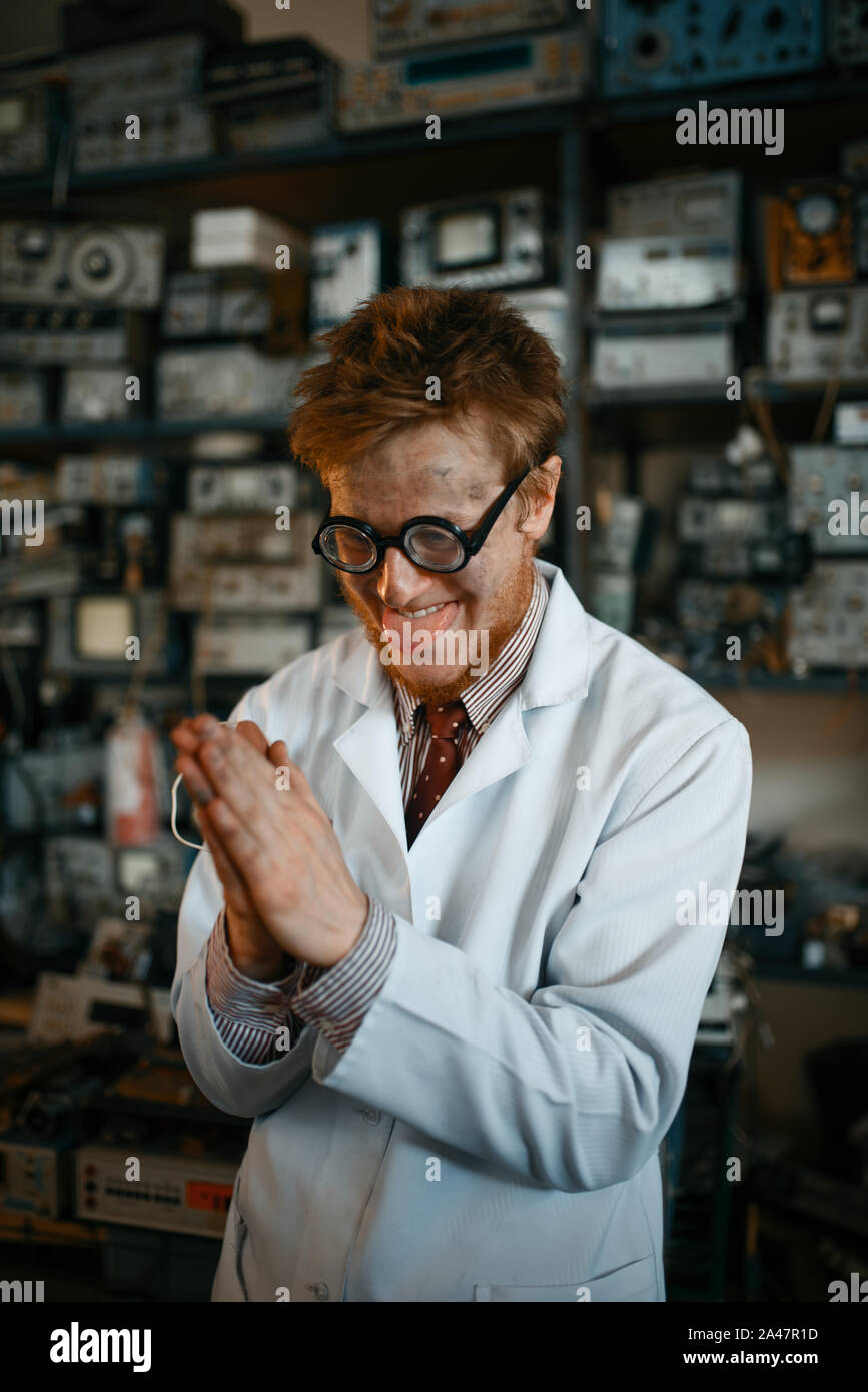 Computer scientist crazy hi-res stock photography and images - Alamy