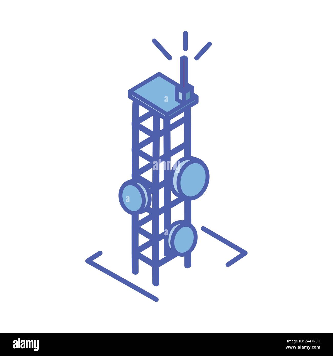 Telecommunication Tower Vector