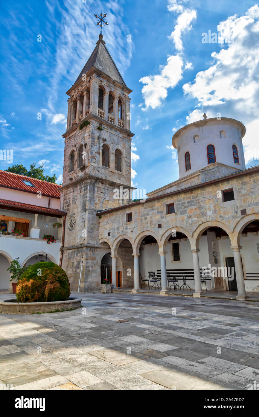 Krka monastery. 14th century Serbian Orthodox Church monastery ...