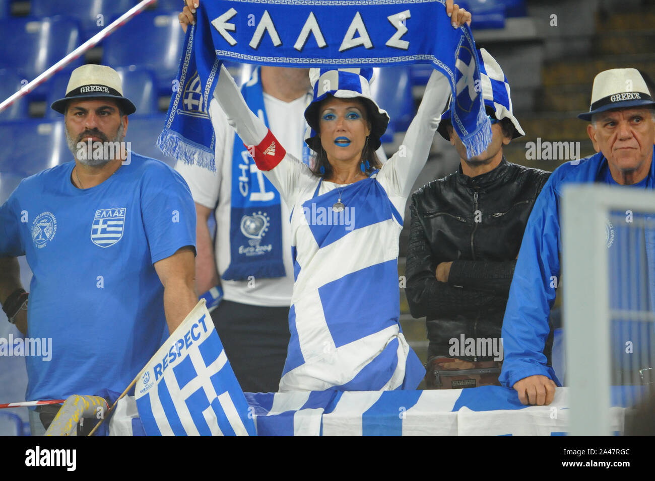 Fans grecia hi-res stock photography and images - Alamy