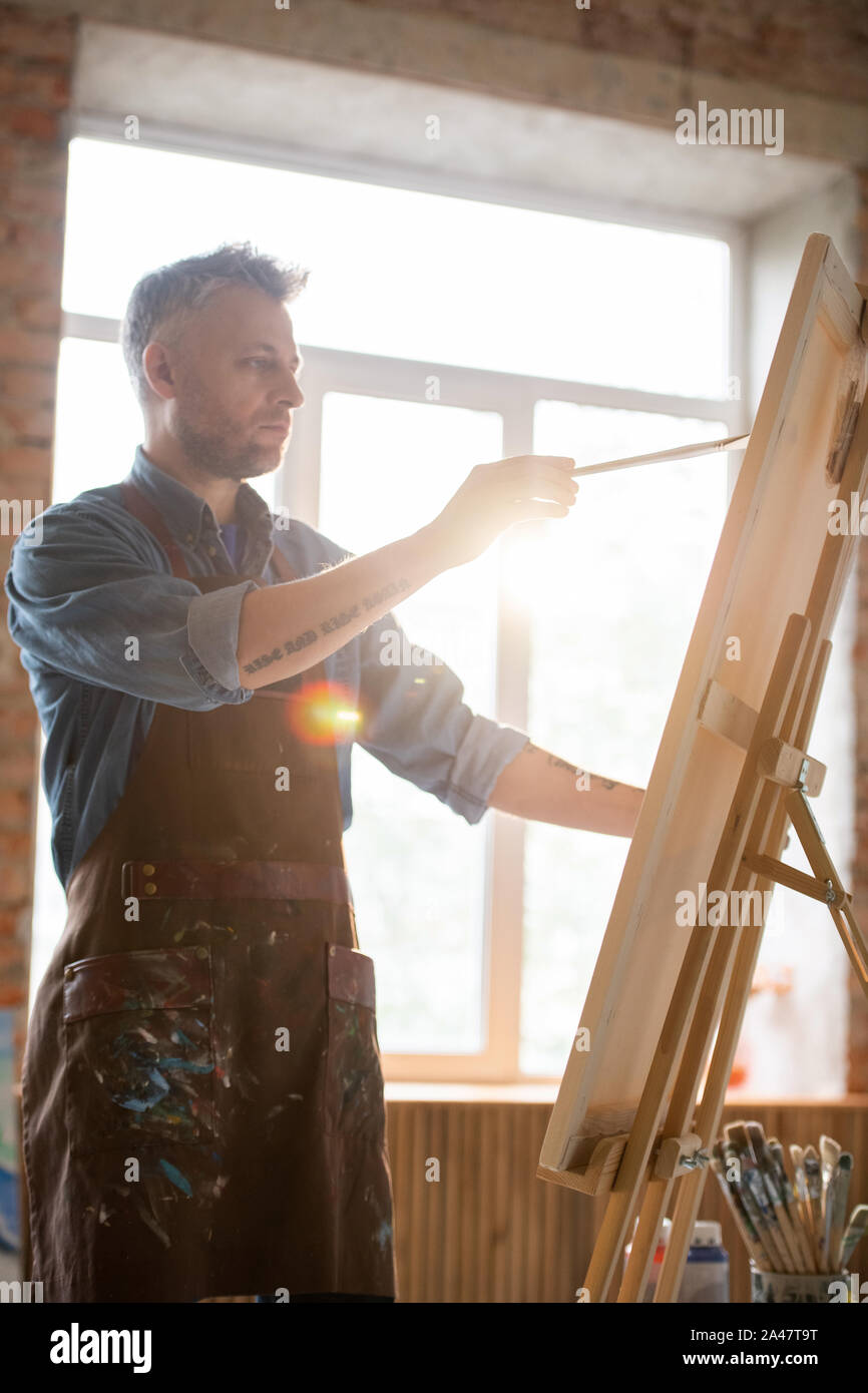 Male painter hi-res stock photography and images - Alamy
