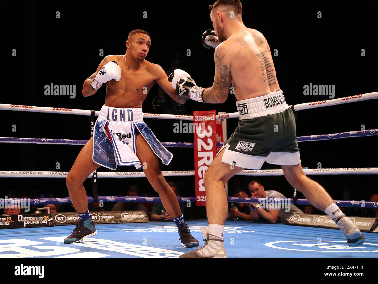 Zelfa Barrett (left) and Jordan McCorry at First Direct Arena, Leeds ...