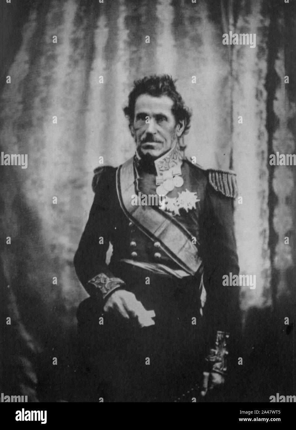 Fenton, Roger - Generalleutnant Sir George de Lacy Evans Stock Photo ...