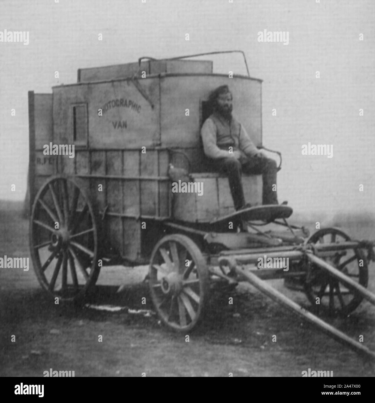 Fenton, Roger - »Photographic van« Stock Photo - Alamy